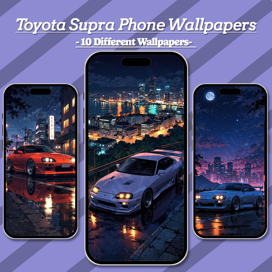 Anime Style Toyota Supra Japanese Mountain Roads | JDM Car Phone ...