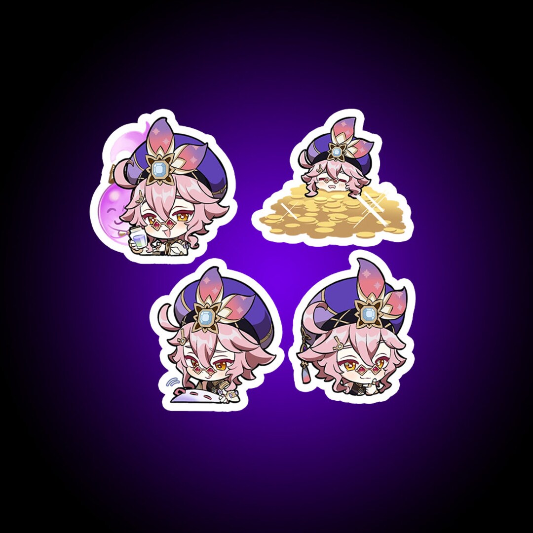 Genshin Impact Sticker Pack Laptop Decal High Quality Journaling Dori ...