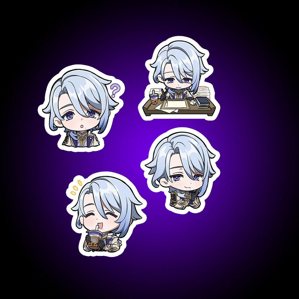 Genshin Impact Sticker Pack Laptop Decal High Quality Journaling ...