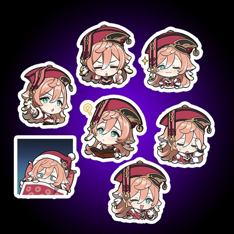 Genshin Impact Sticker Pack Laptop Decal High Quality - Etsy