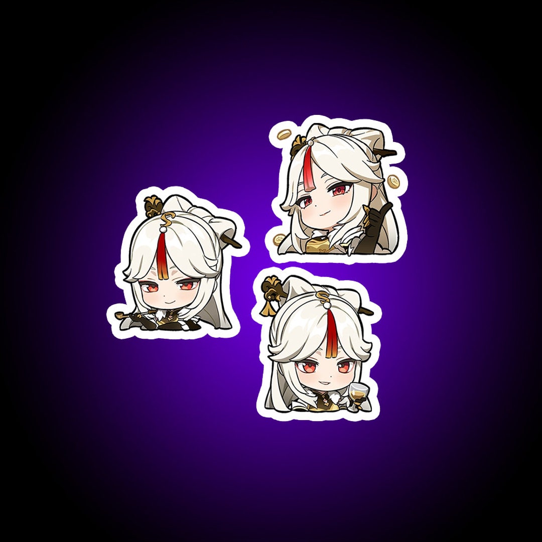 Genshin Impact Sticker Pack Laptop Decal High Quality Journaling ...