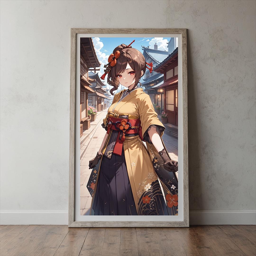 Chiori Genshin Impact Poster Wall Art 015 - Etsy
