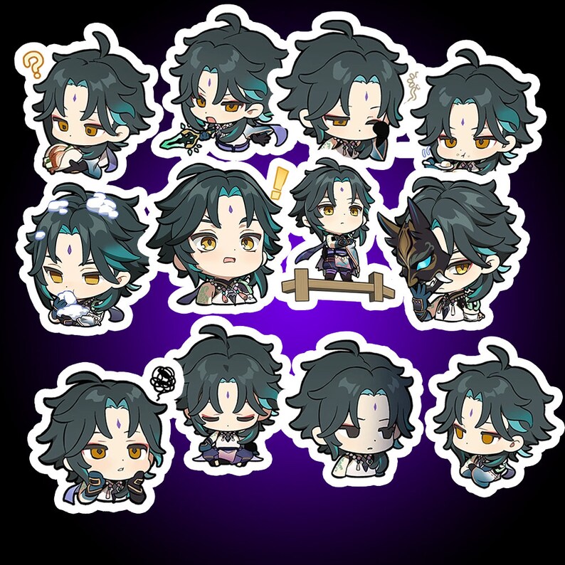 Genshin Impact Sticker Pack Laptop Decal High Quality - Etsy