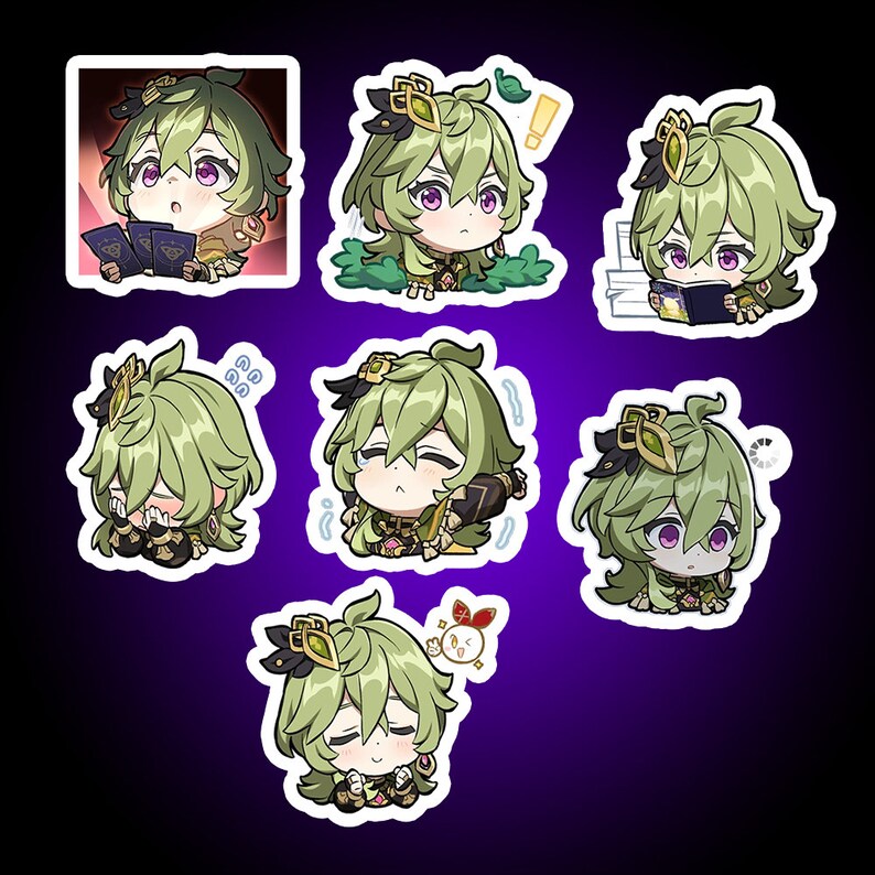 Genshin Impact Sticker Pack Laptop Decal High Quality - Etsy