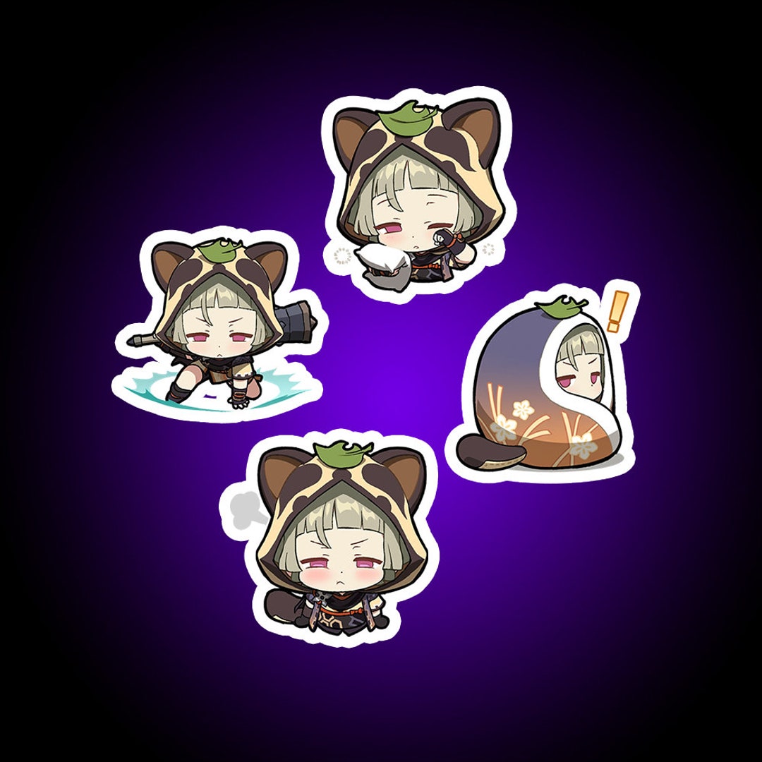 Genshin Impact Sticker Pack Laptop Decal High Quality Journaling Sayu ...