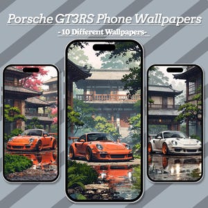 Anime Style Toyota Supra Japanese Mountain Roads JDM Car Phone ...