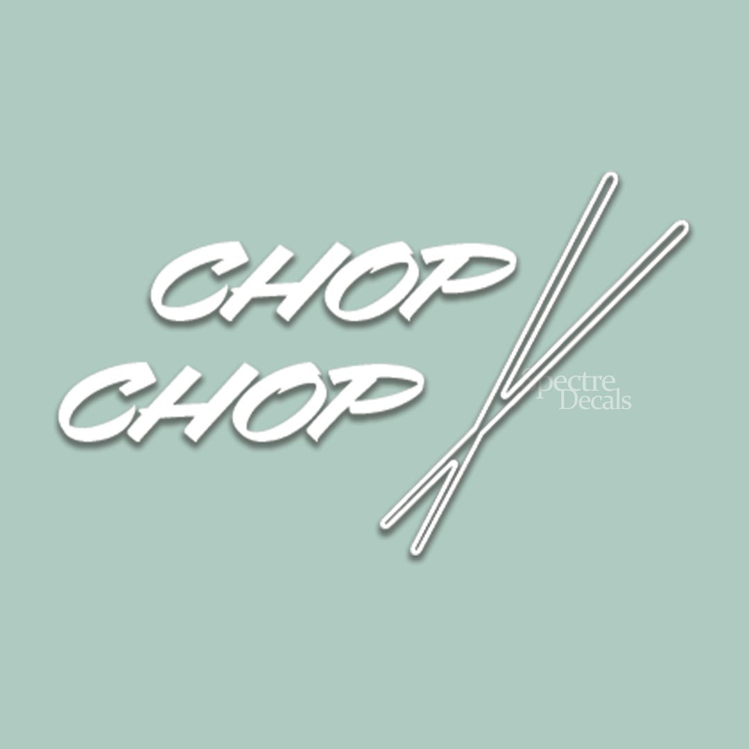 Chop Chop Sticker | Funny Car Sticker | Car Lover Gift | JDM Euro 4x4 ...