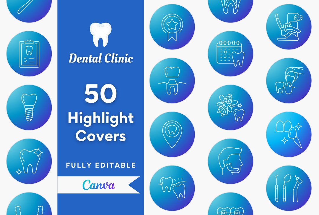 Instagram Highlight Covers for Dental Clinic | Highlight Icons | Story ...