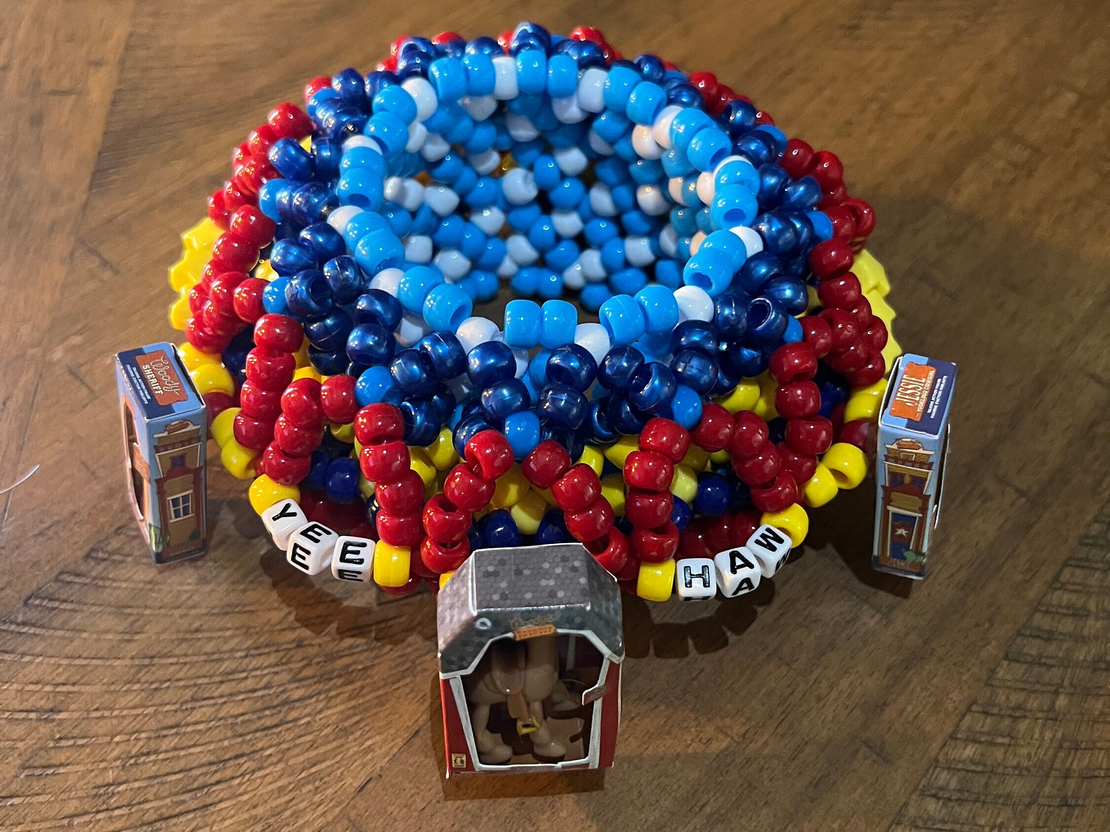 Toy Story 3D Kandi Cuff- Woody, Jessie, and Bullseye - Etsy