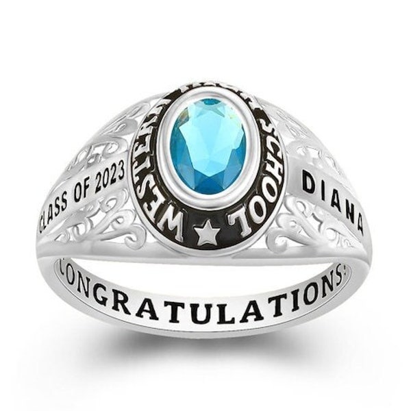 Class Ring High School - Etsy