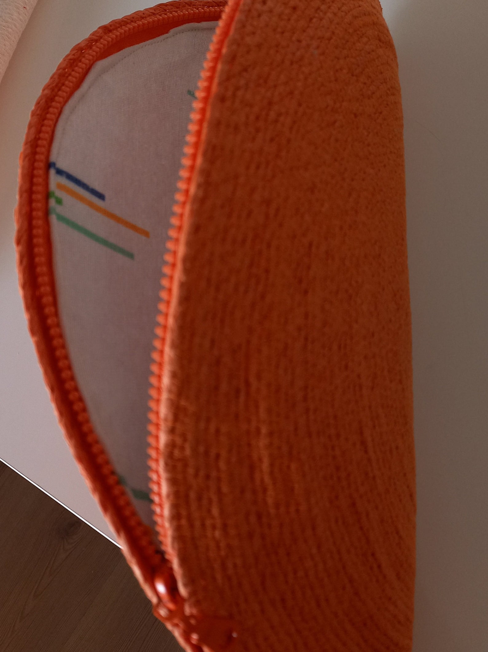 Oversize Orange Clutch Bag, Unique Handmade Gift, Naturel Paper Bag ...