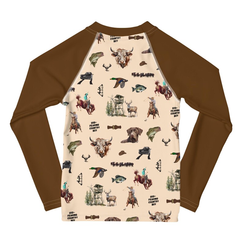 Country Boy Rash Guard for Swimming & Outdoors - Hunting, Fishing ...
