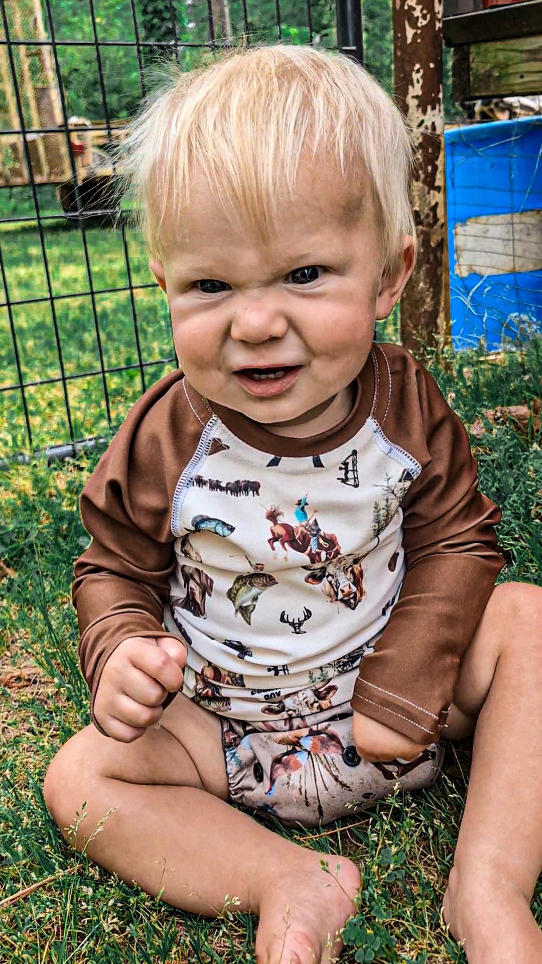 Country Boy Rash Guard for Swimming & Outdoors - Hunting, Fishing ...