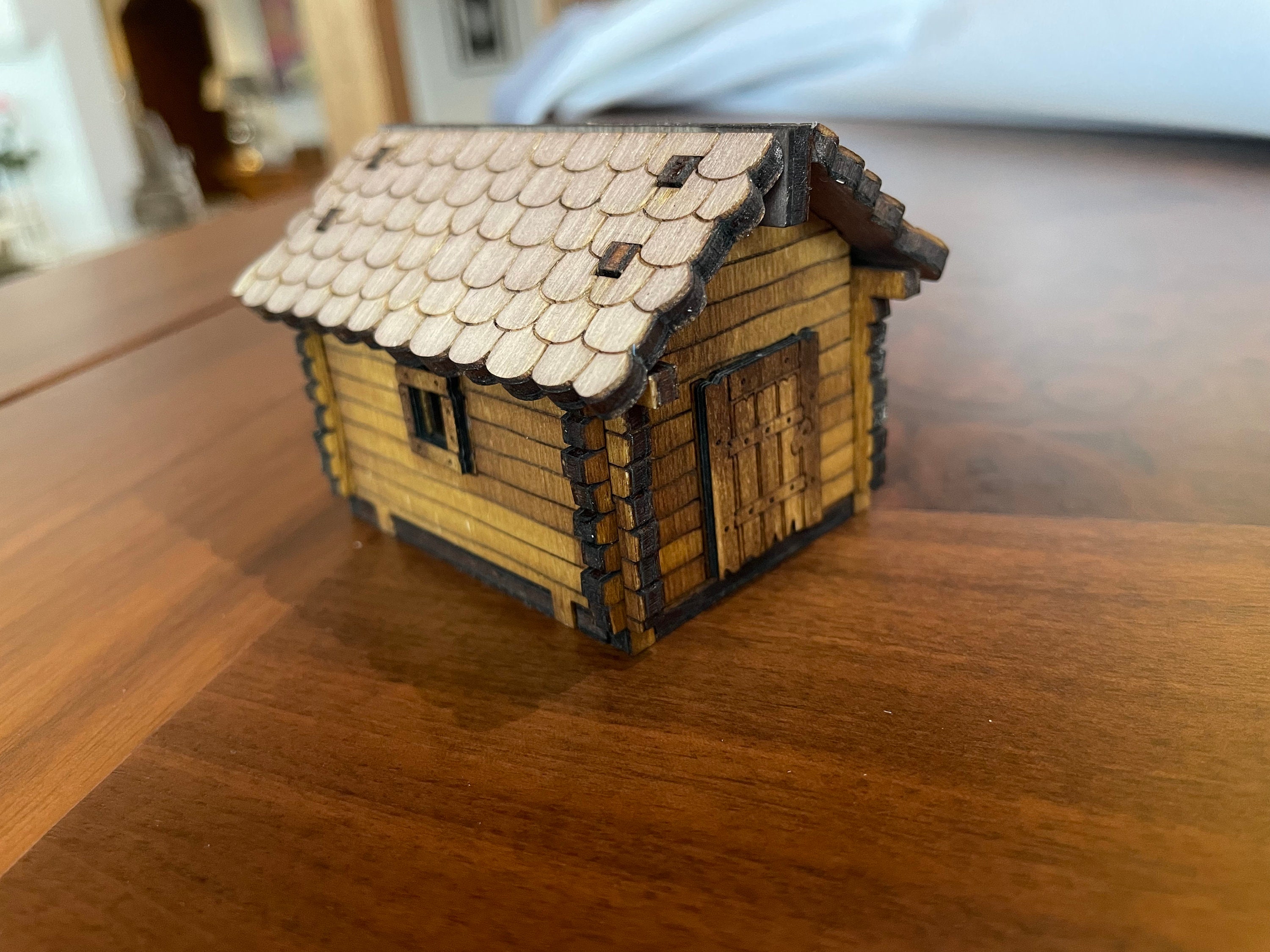 Printable Mini Log Cabin
