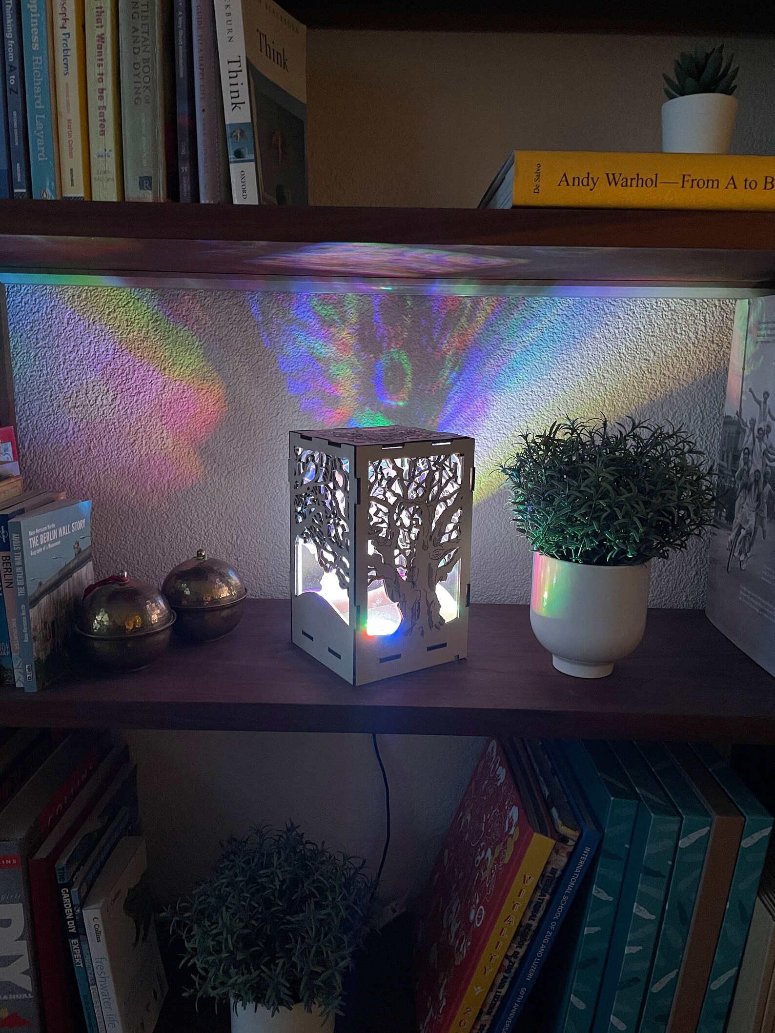 SVG DXF PDF Laser Cut File. Great Oak Tree Lamp Light Shadow Box ...