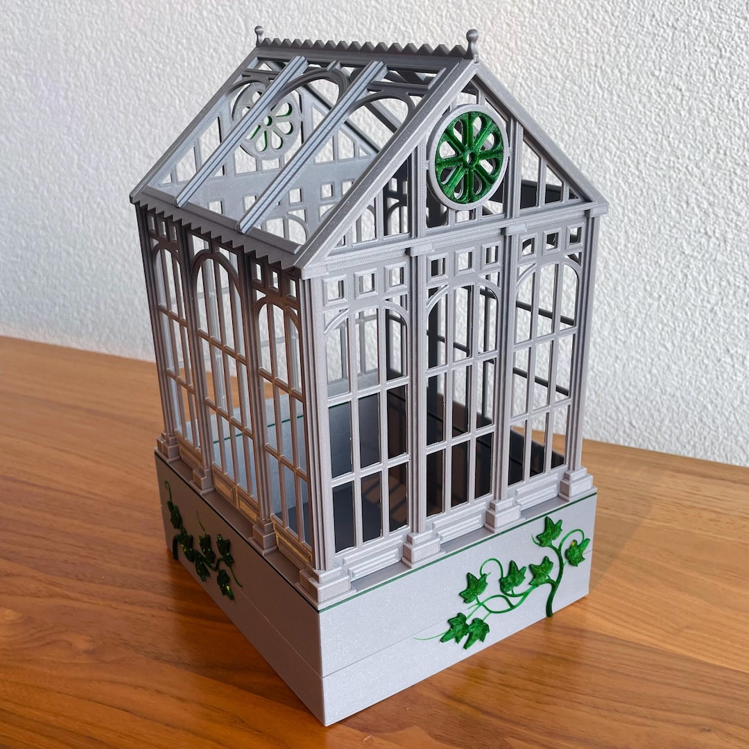 3D Print Terrarium, Greenhouse. Choose Shallow or Deep Base. Digital ...