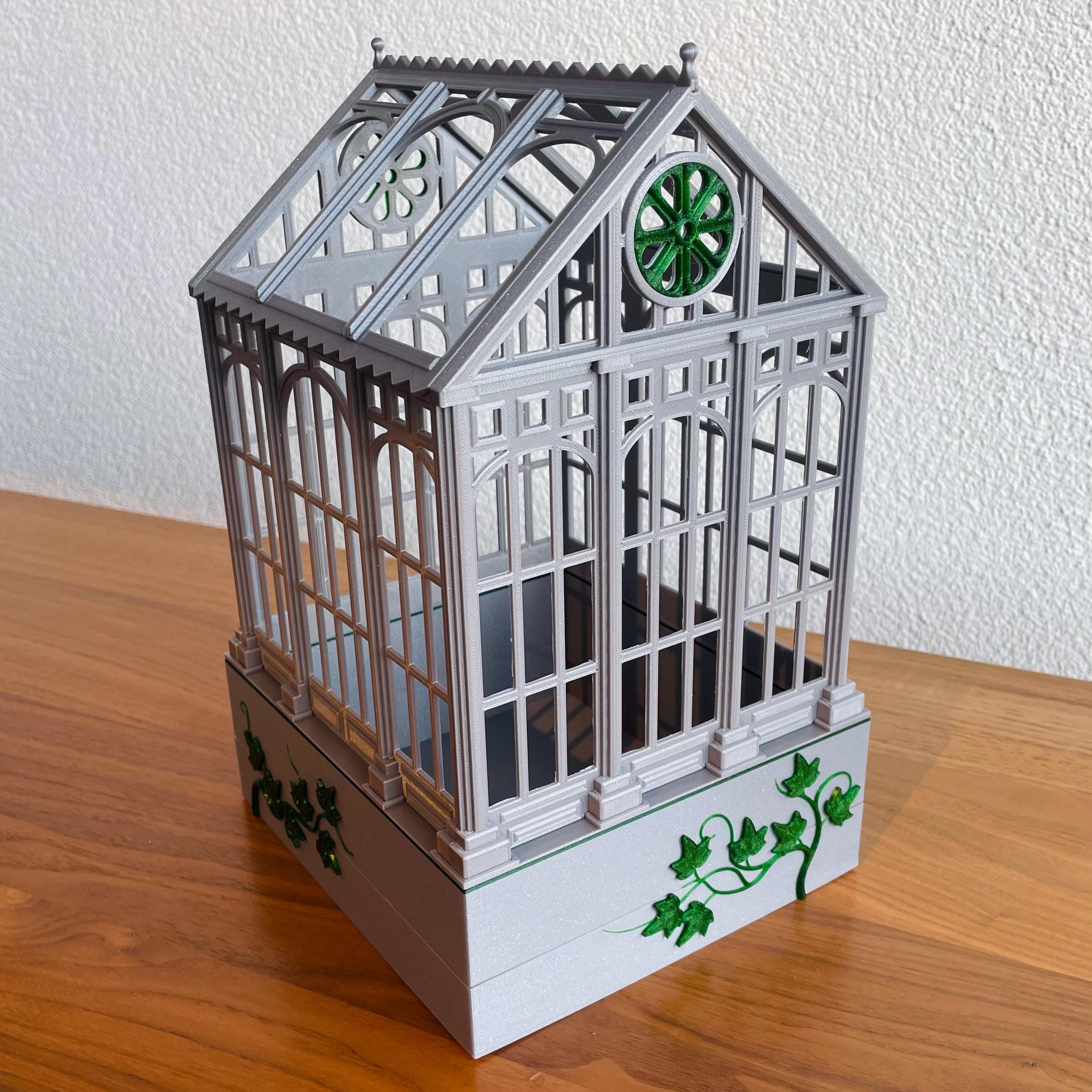 3D Print Terrarium, Greenhouse. Choose Shallow or Deep Base. Digital ...