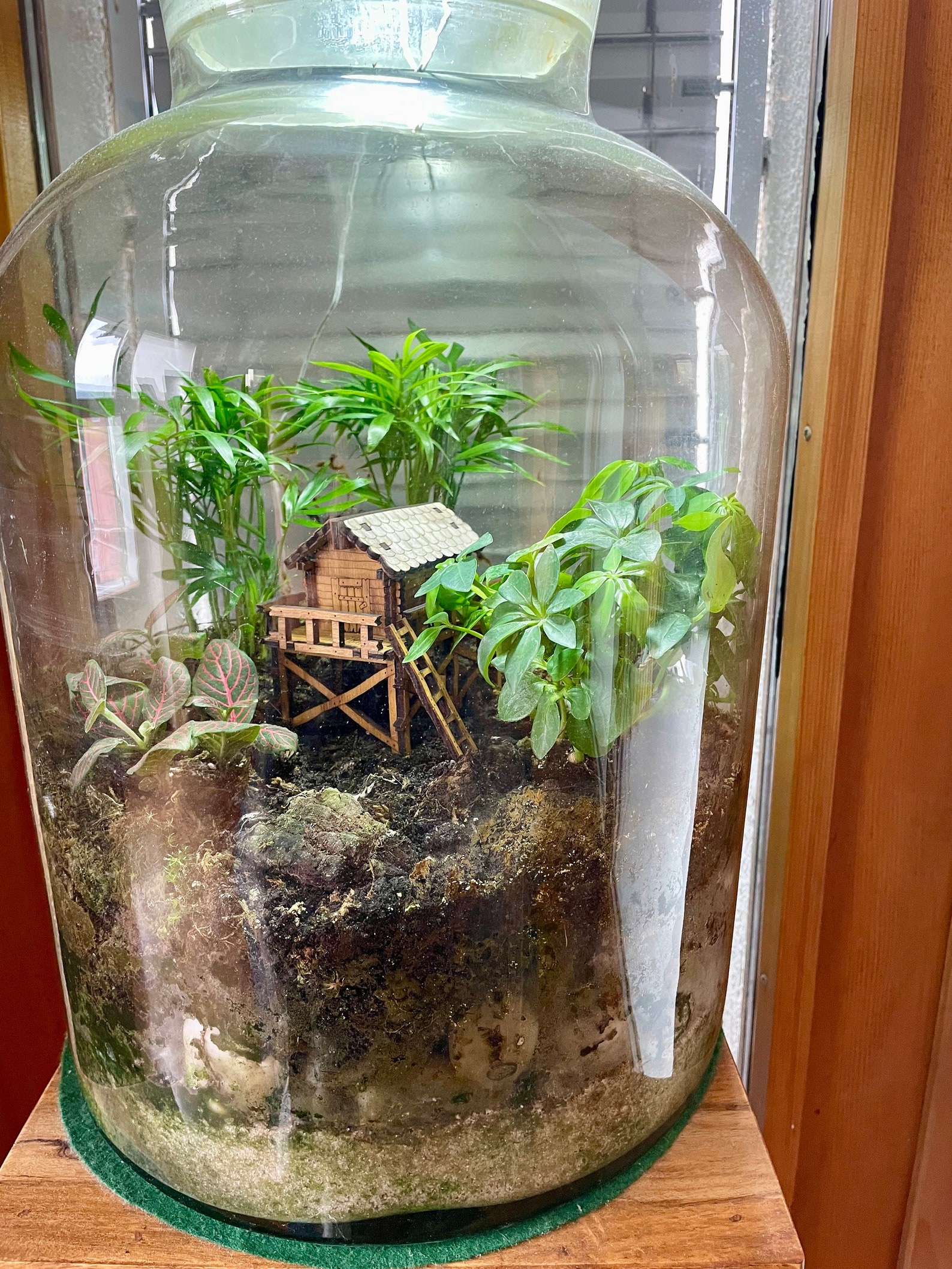 Laser Cut File. Rustic Miniature Woodland Treehouse Hut Cabin. SVG DXF ...