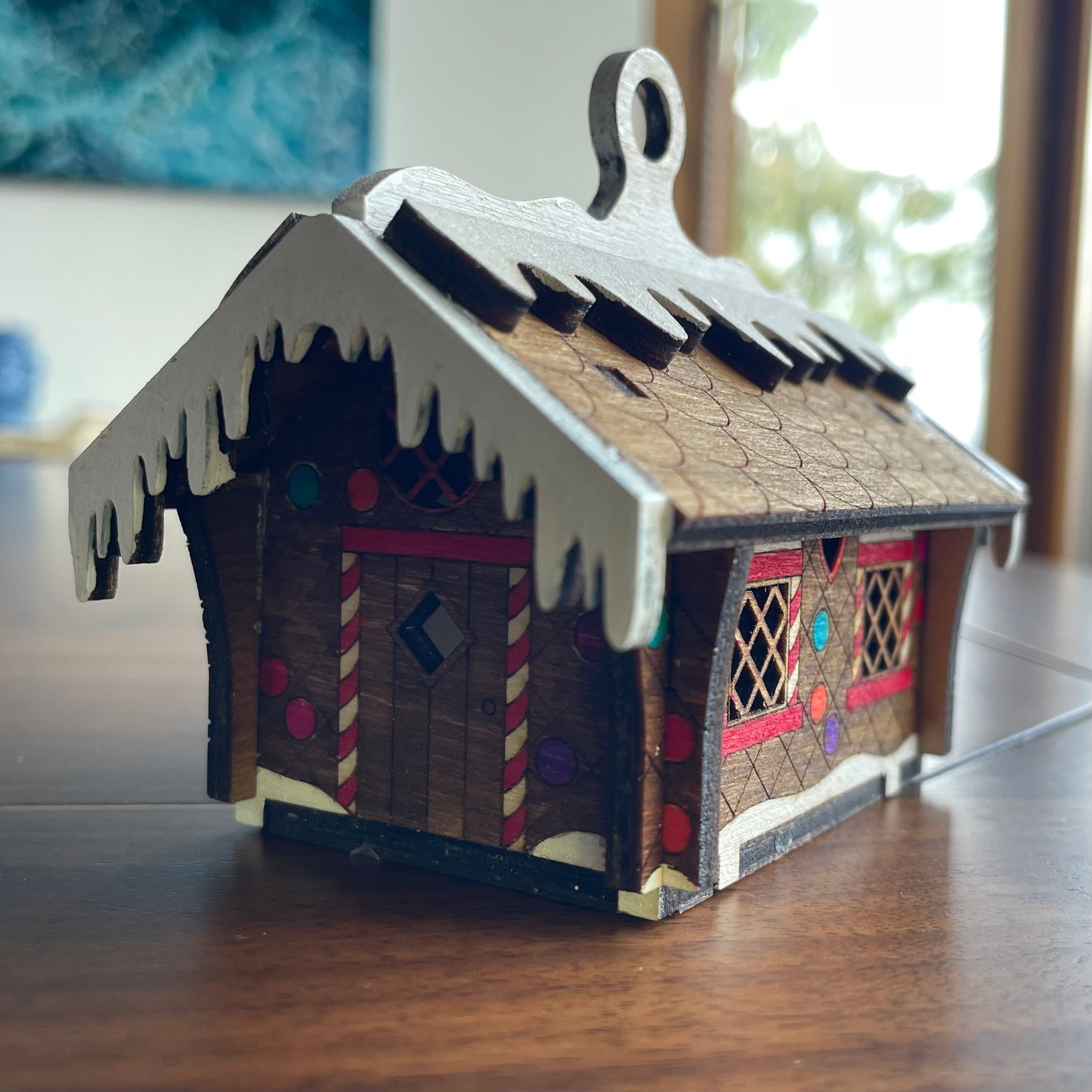 Laser Cut File. Gingerbread House Christmas Tree Decoration. SVG, DXF ...