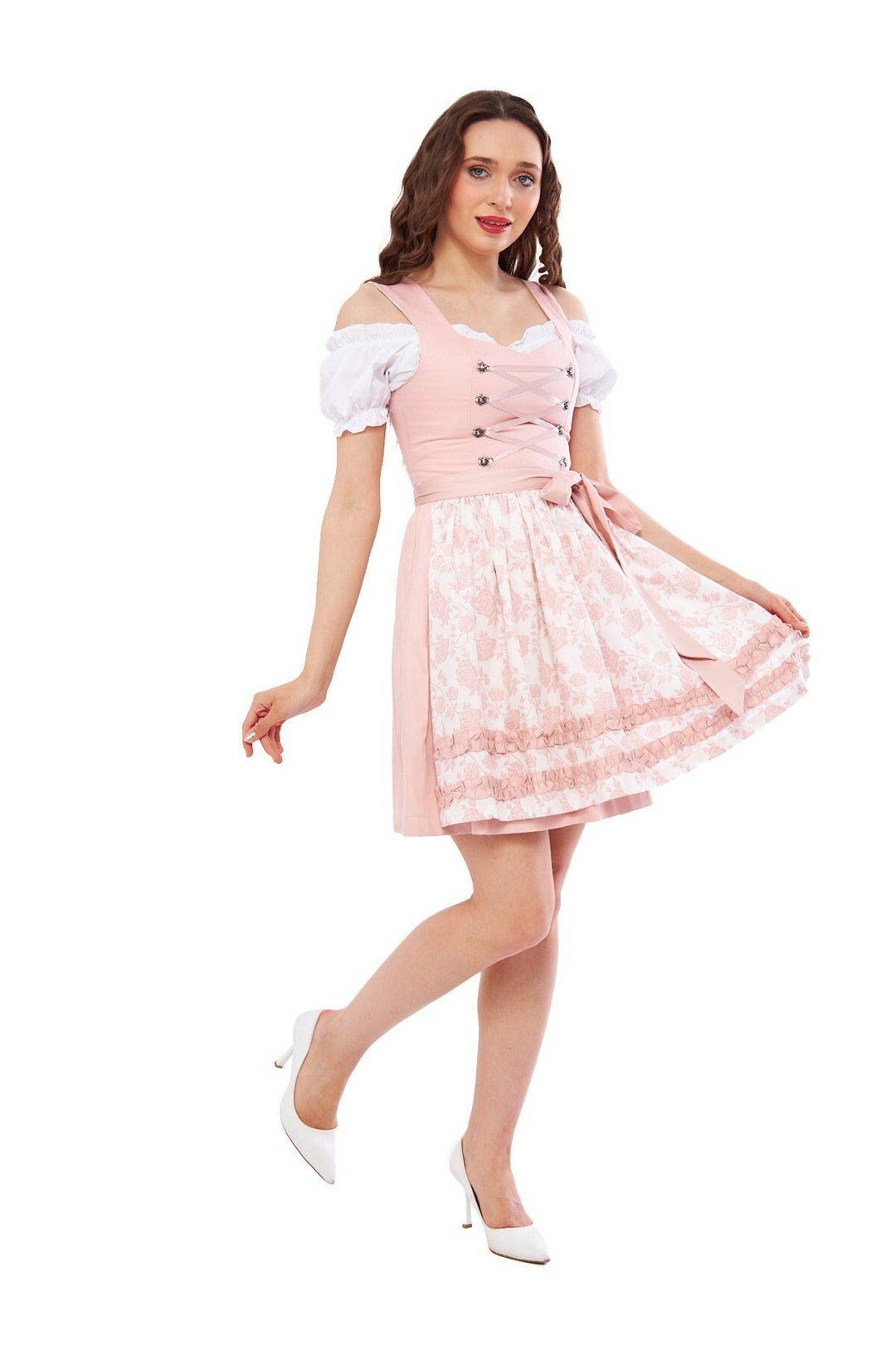 Oktoberfest Dirndl Dress Bavarian Costume For Festivals Parties