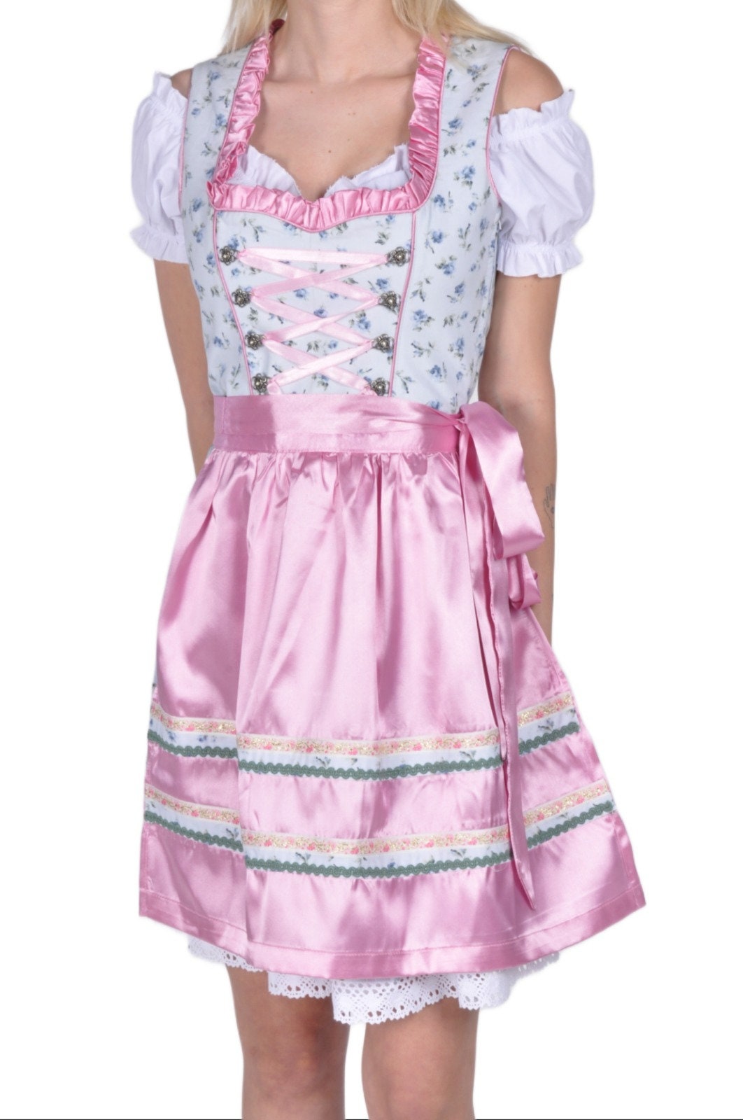 Blumen Traditional Bavarian Women's Dress for Oktoberfest Dirndl for ...