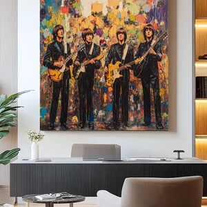 The Beatles Canvas,the Beatles Poster,beatles Canvas Wall Art,music ...