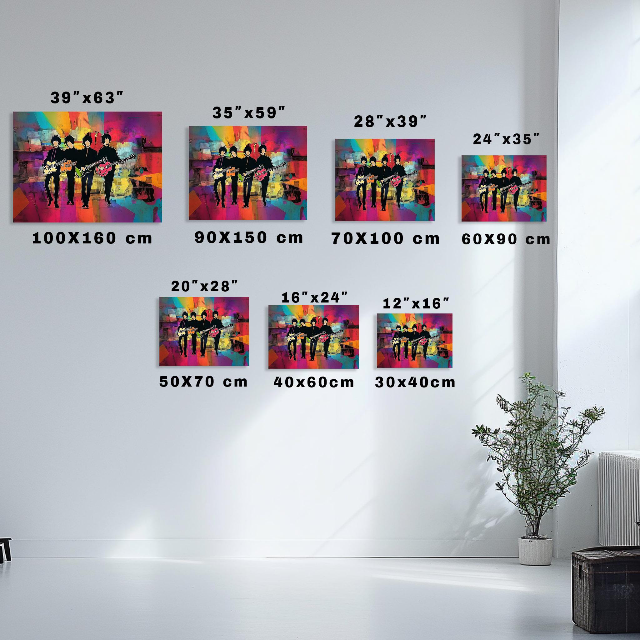 The Beatles Canvas,the Beatles Poster,beatles Canvas Wall Art,music ...