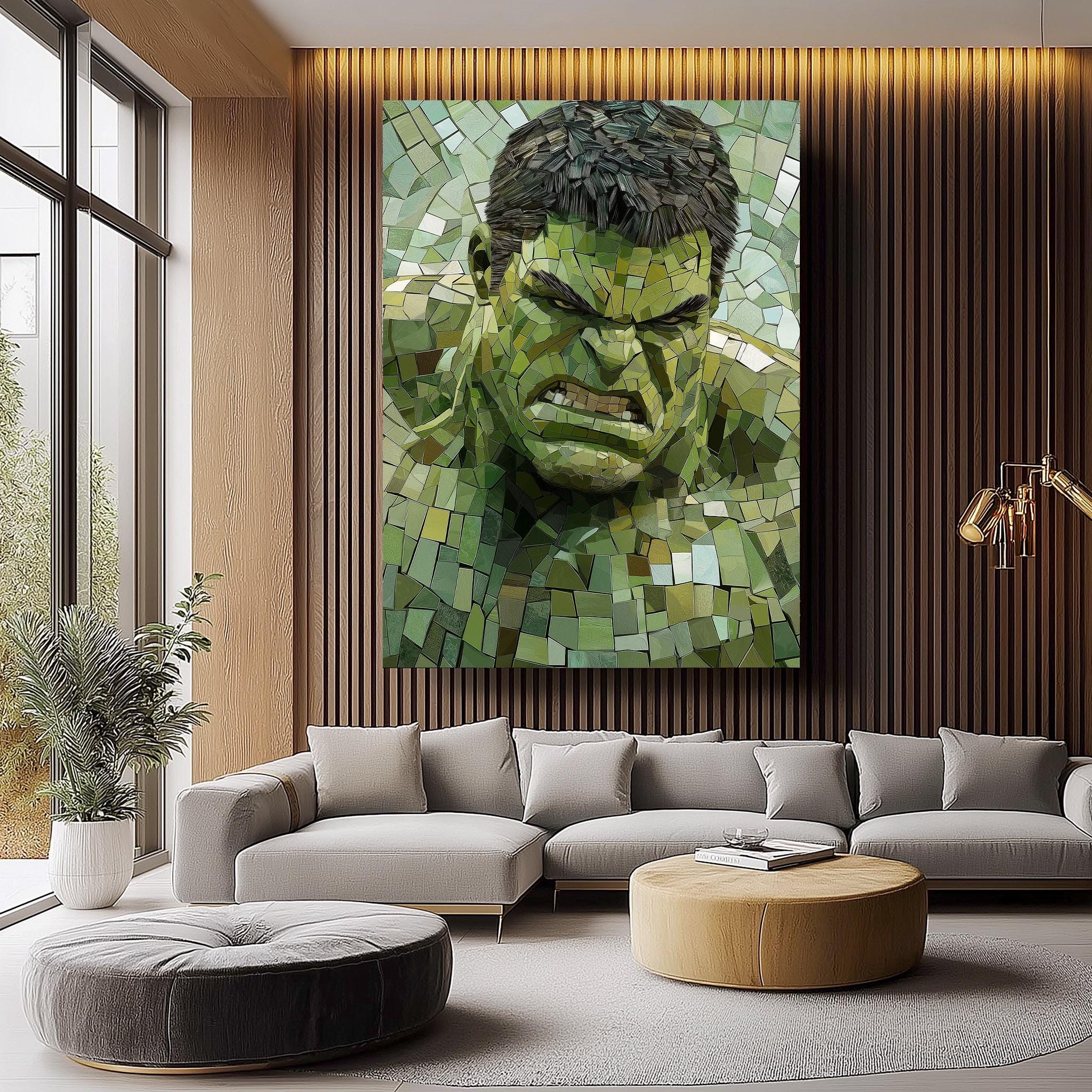 Hulk Canvas,hulk Green Man Wall Art,wrapped Frame Canvas,rolled Canvas ...