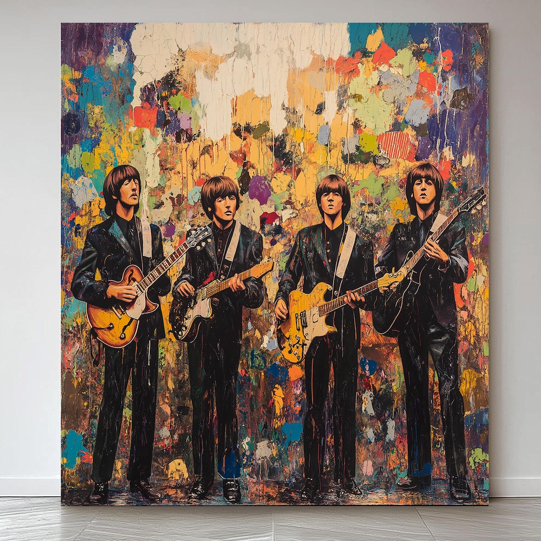 The Beatles Canvas,the Beatles Poster,beatles Canvas Wall Art,music ...
