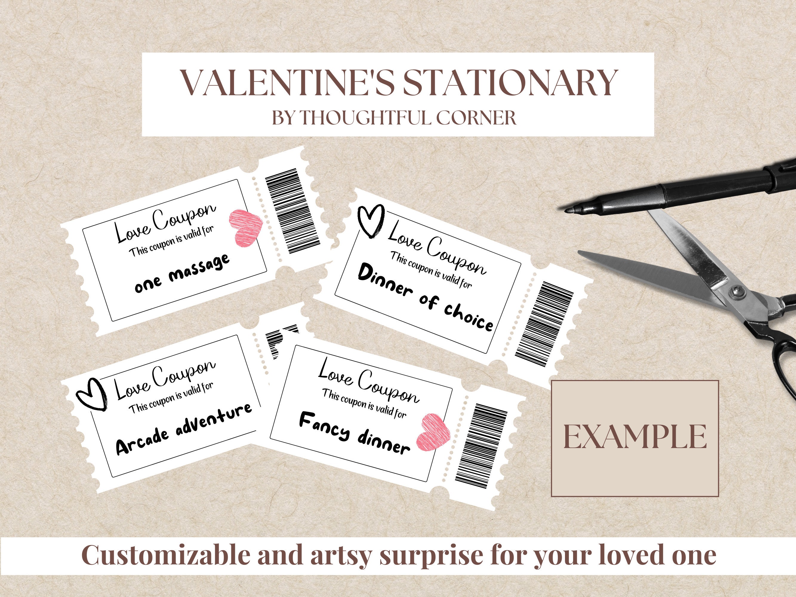 Love Coupon Printables, Personalized Coupons, Printable Coupons - Etsy