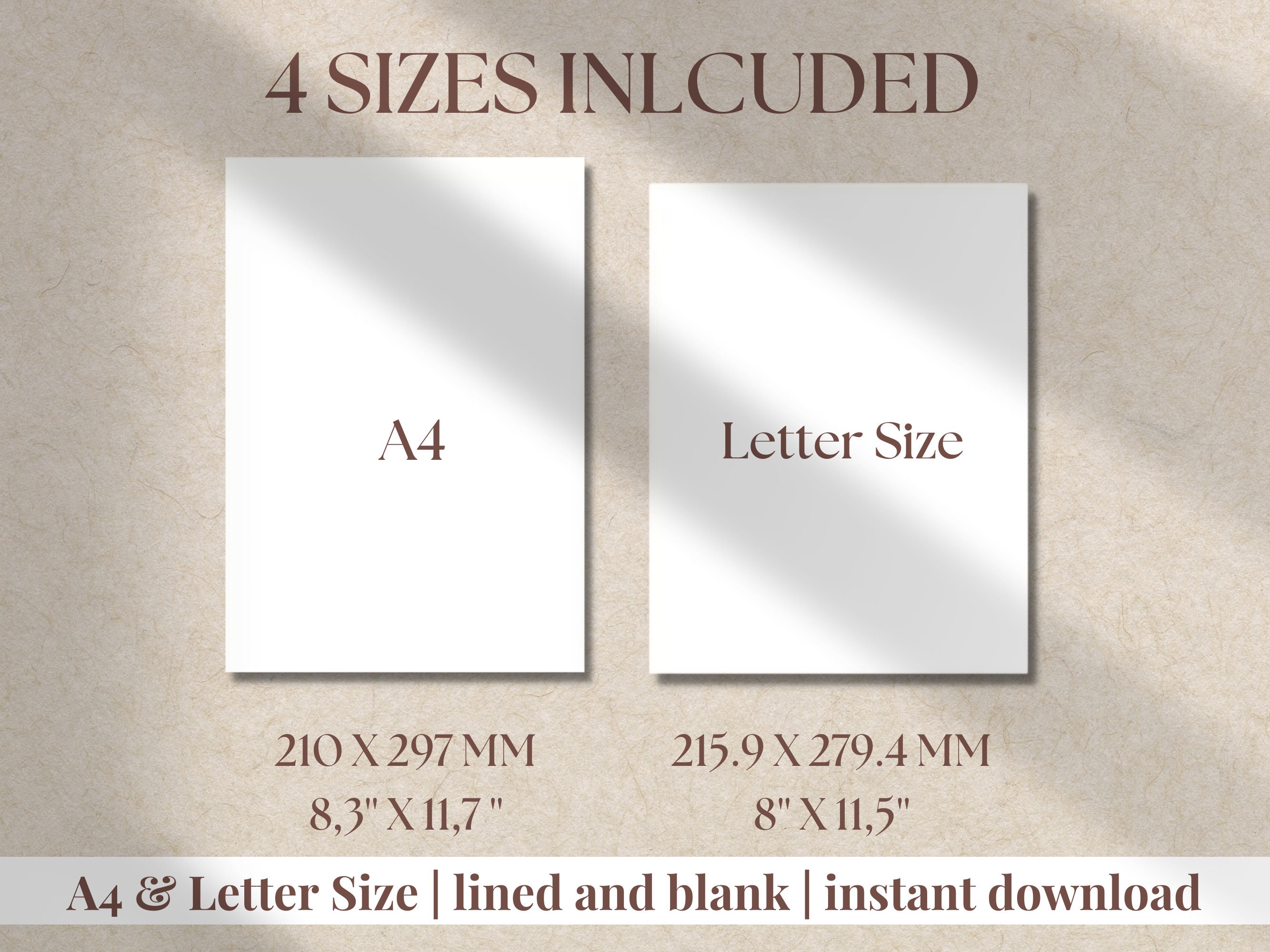 Printable Poppy Flower Paper, A4 and Letter Size, Floral Writing Paper ...