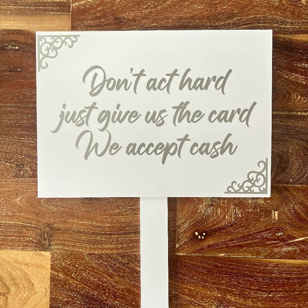 Pay up Mister Signs | Wedding Gate Signs | Wedding Entrance Signs ...