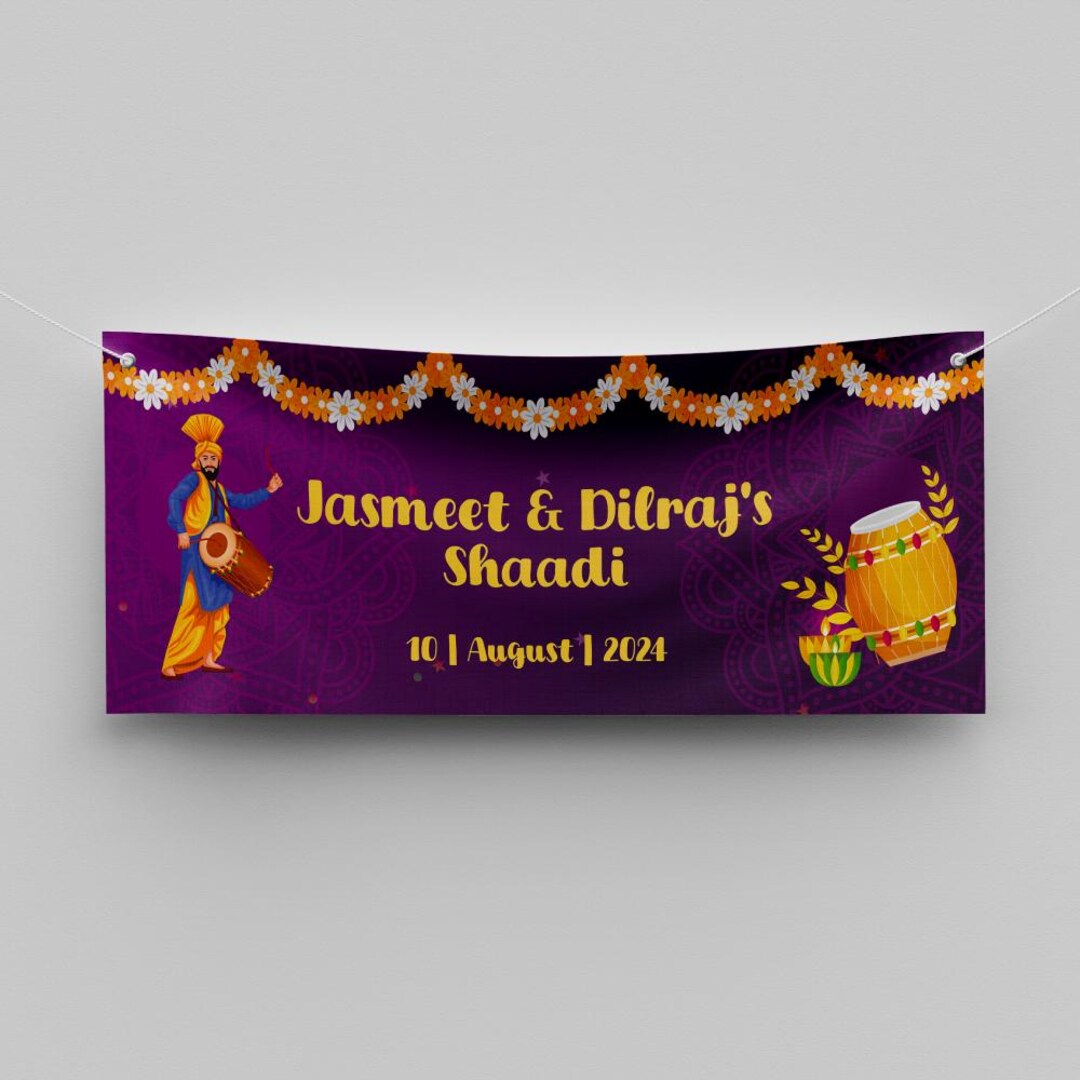 Wedding Banner | Shaadi Banner | PVC Banner | Celebration Banner ...