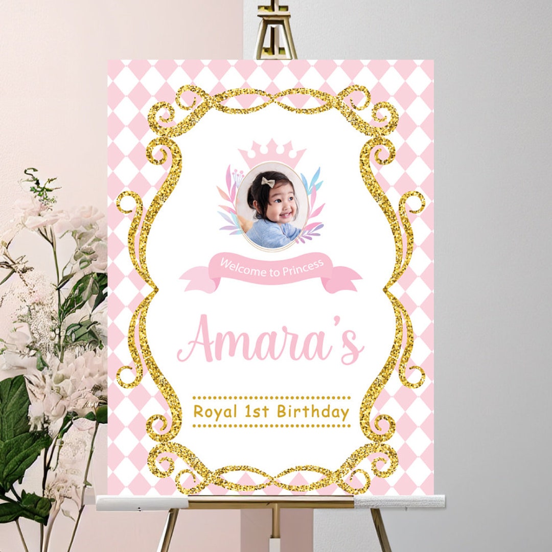 Personalised Birthday Sign | Birthday Welcome Board | Kids Birthday ...