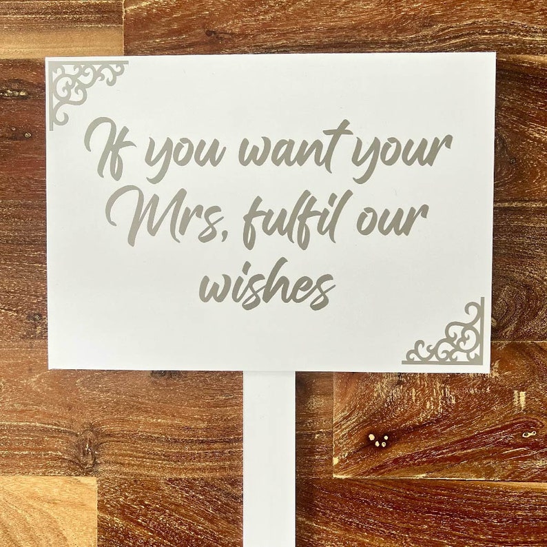 Pay up Mister Signs | Wedding Gate Signs | Wedding Entrance Signs ...