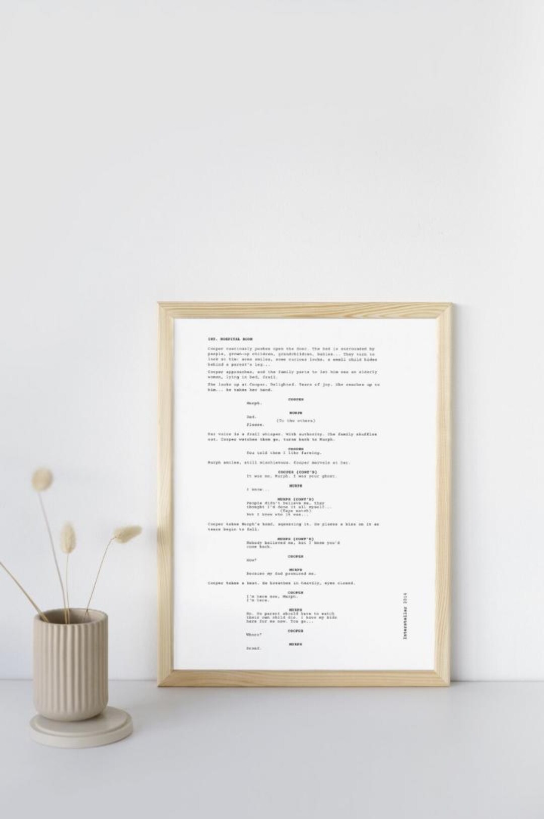 Digital Download - Interstellar Final Scene - Etsy