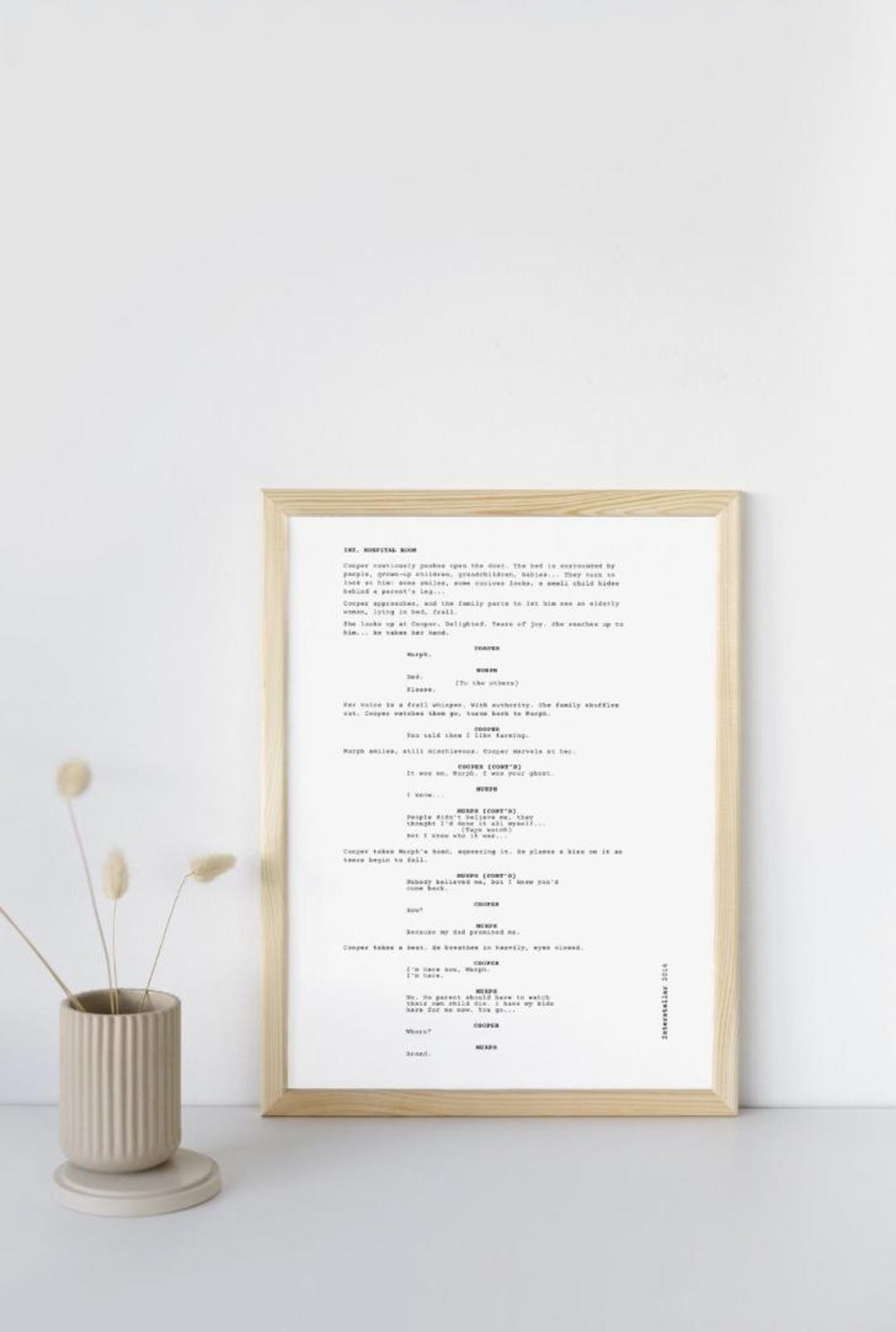 Interstellar Final Scene Museum-quality Matte Paper Poster - Etsy