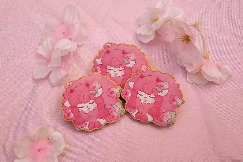 Pokémon Hearts and Roses Wooden Enamel Pins W/ FREE Sticker | Mew ...
