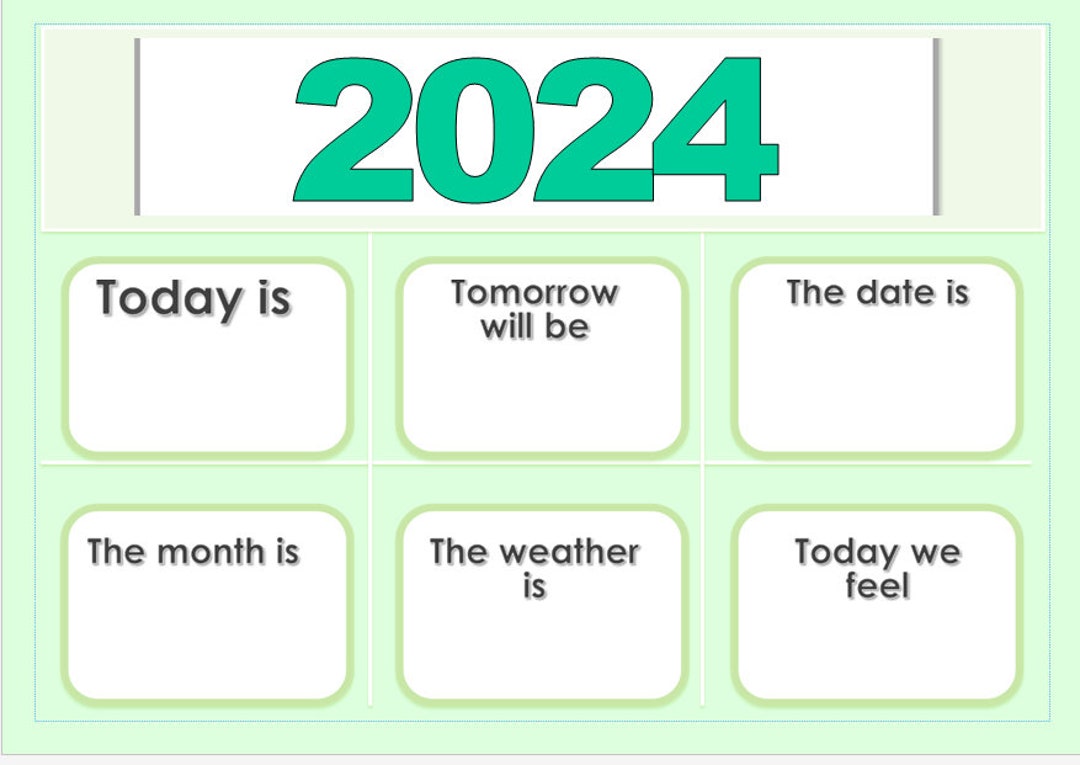 2024 Classroom Interactive Calendar - Etsy