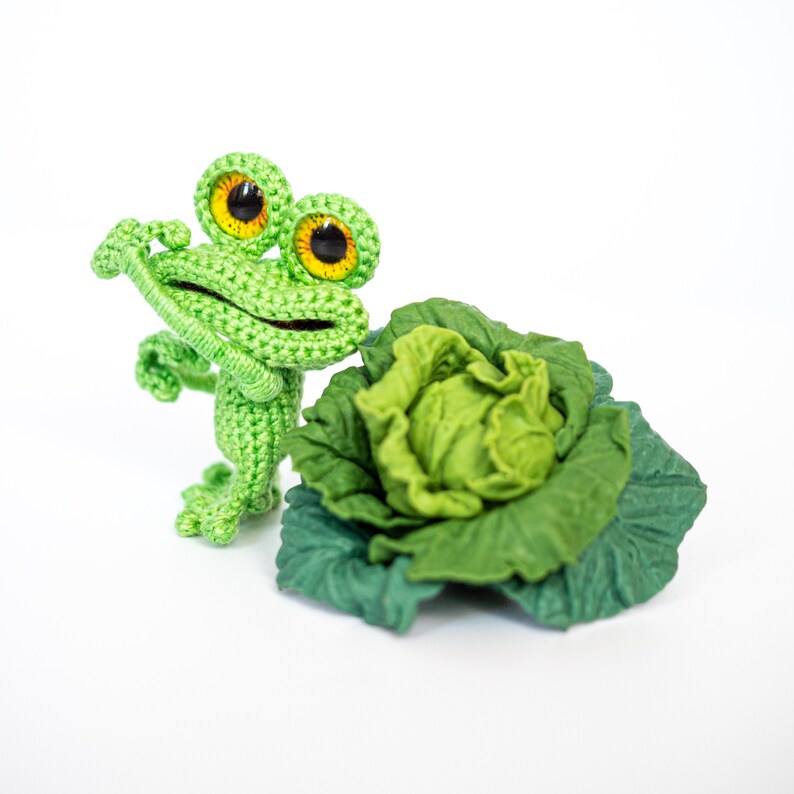 Crochet Amigurumi Miniature Frog English PATTERN ONLY, Pdf Amigurumi ...