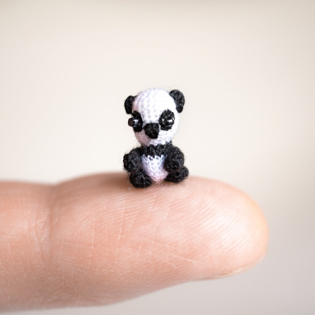 Crochet Amigurumi Miniature Panda English PATTERN ONLY Pdf - Etsy