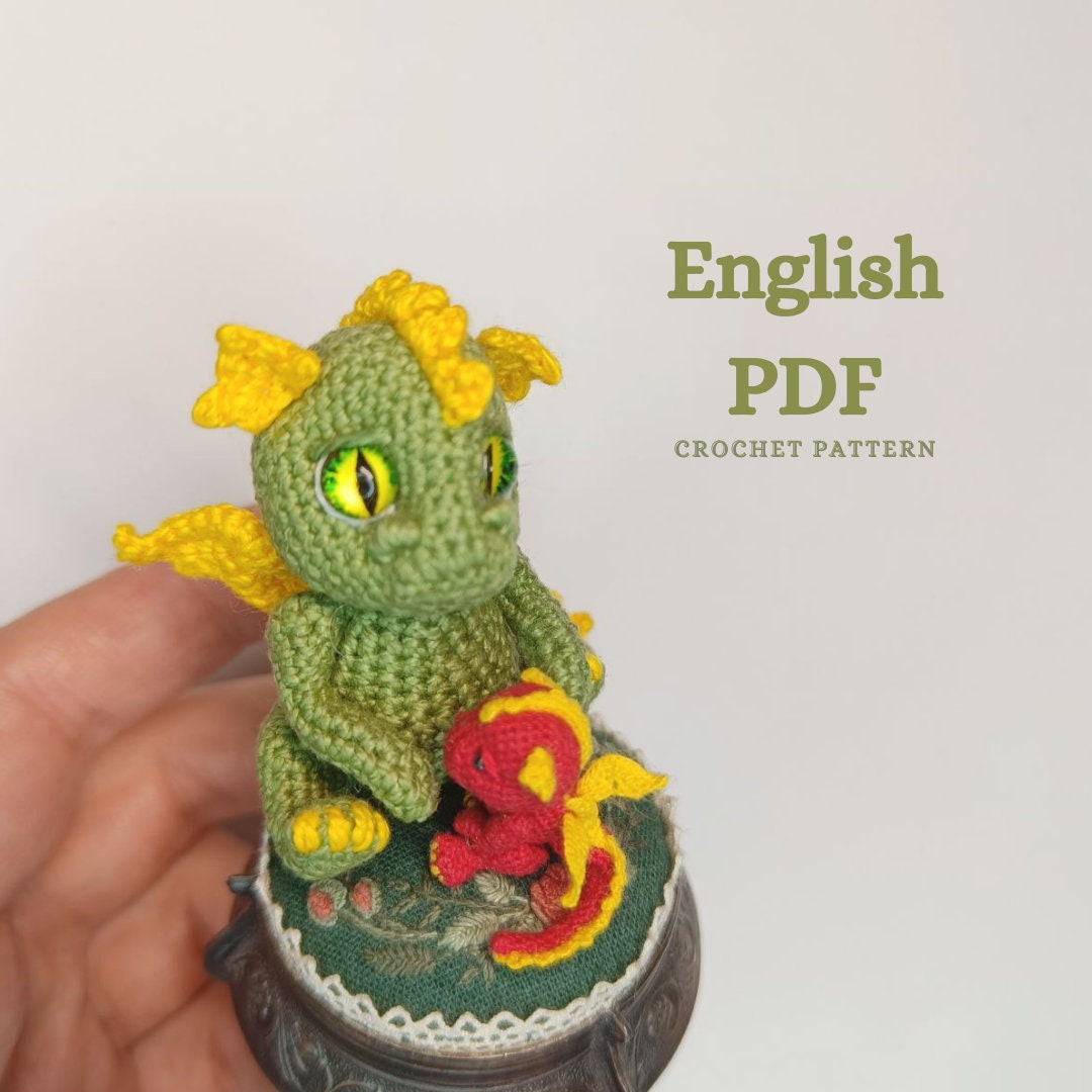 Crochet Pattern DRAGON Amigurumi Pdf Tutorial Amigurumi Dragon - Etsy