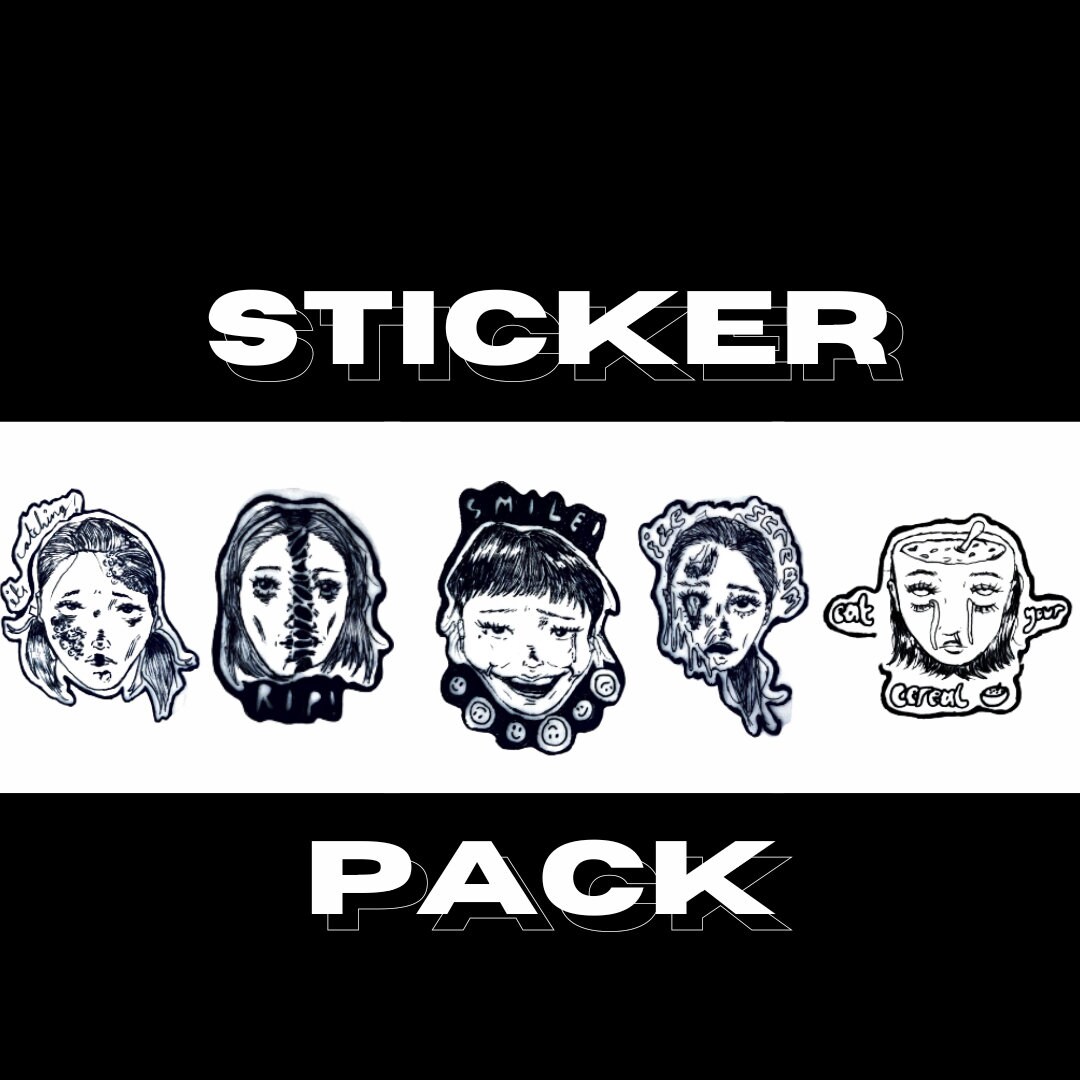 Horror Sticker Pack - Etsy