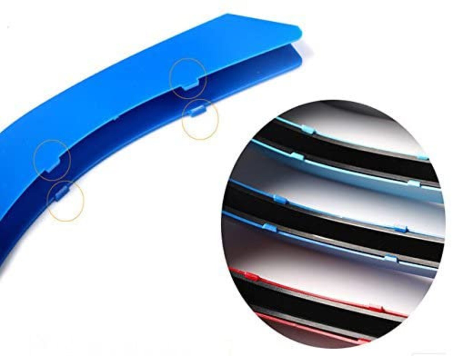 Biztech ® Clip-in Grille Inserts Compatible With BMW Series 3 E90 E91 ...