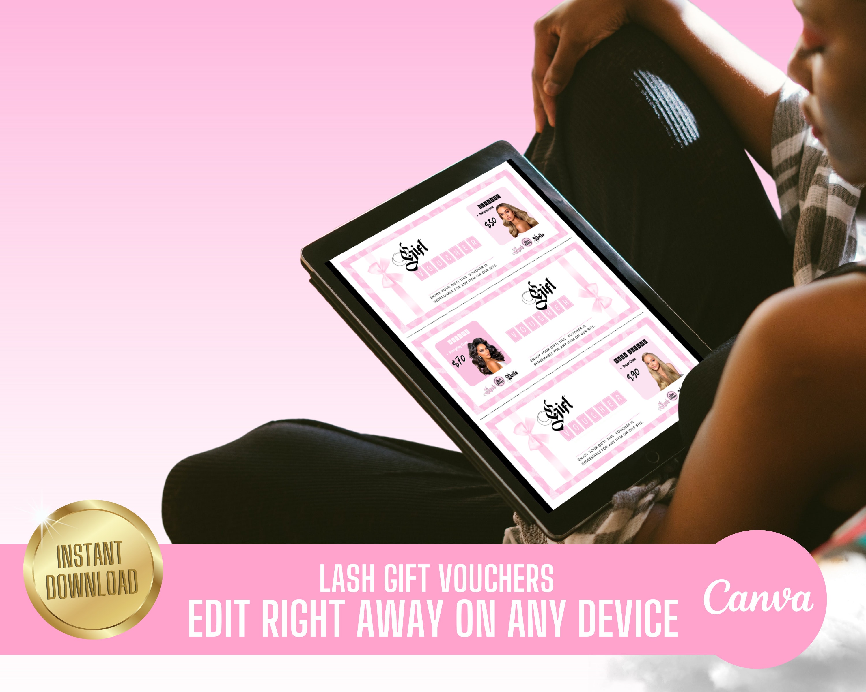 Lashes Gift Voucher, Lash Tech Voucher, Y2K, Lashes Coupon, Lash ...