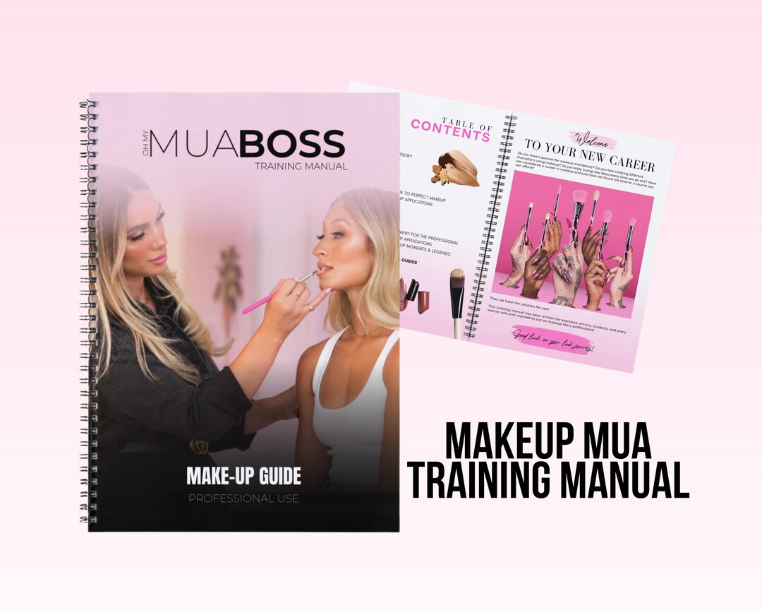 Makeup Manual, Makeup Training Manual, Makeup Course Class, Learn ...