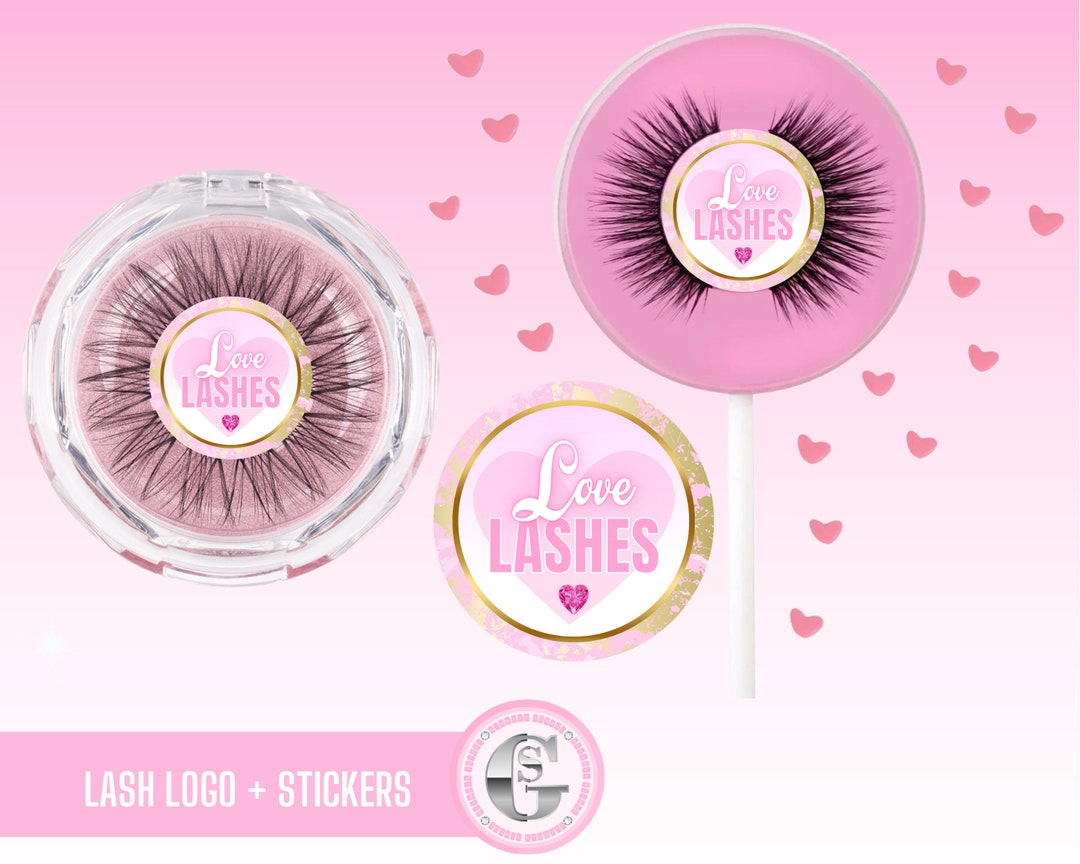 Lash Stickers, Lash Logo, Lash Labels, Lash Pop Label, Eyelash ...