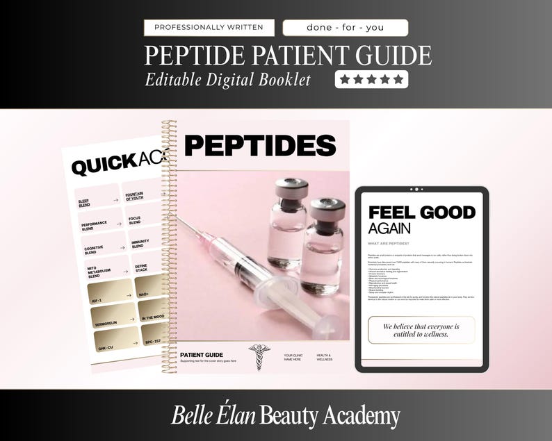 Peptide Therapy Patient Information Booklet, Peptides Patient Digital ...