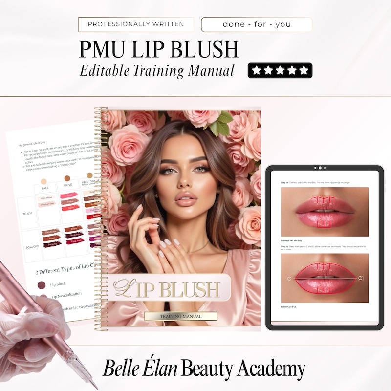 Lip Blush Course Manual - Etsy UK