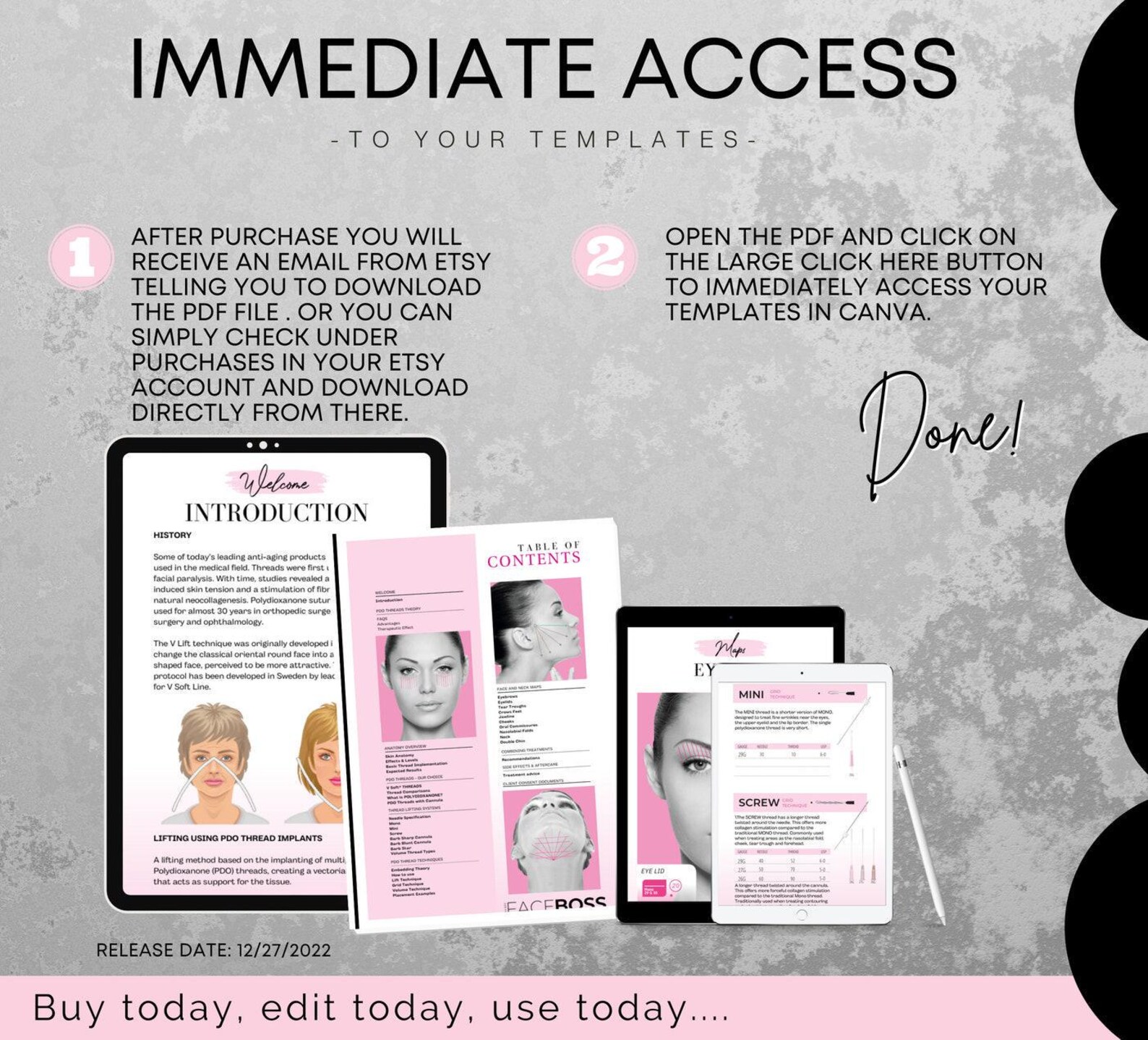 PDO Threads Training Manual, PDO Threads Mapping, Training & Mapping, Aesthetics Treatments ...